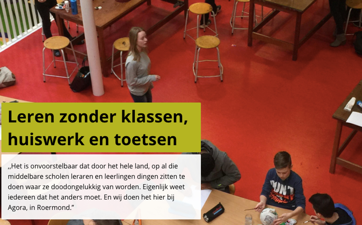 Leren zonder klassen, huiswerk en toetsen - Zembla - BNNVARA Leren zonder klassen, huiswerk en toetsen - Zembla - BNNVARA